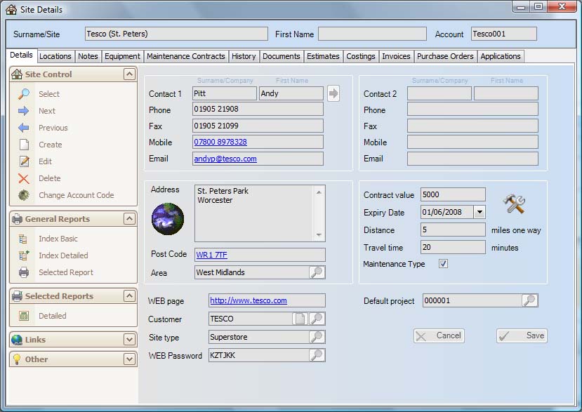 Cypher1 Site Details