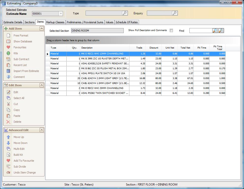 Cypher1 Estimating Software