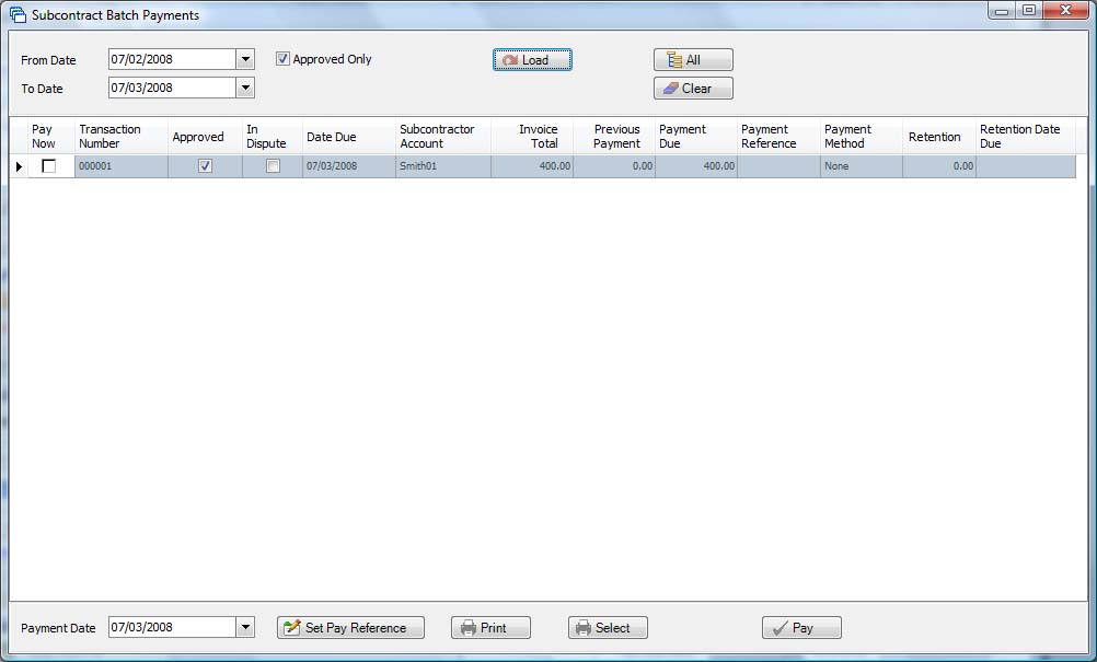 Cypher1 Subcontract Control